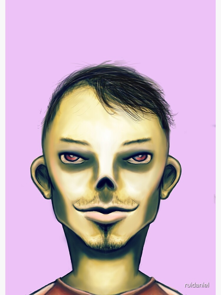 " Zombie Boy Smiling" Art Print for Sale by ruidaniel | Redbubble