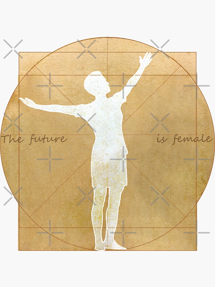 "Megan Rapinoe USWNT - The Future is Female da Vinci Drawing Perfect ...
