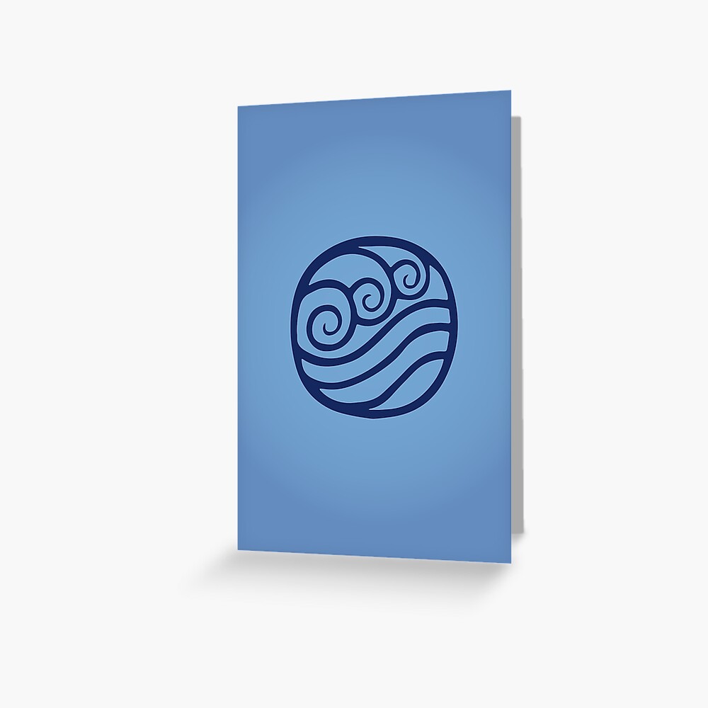 "Waterbending Logo" Greeting Card by Logogami | Redbubble
