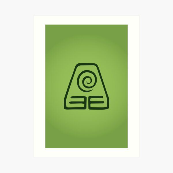 "Earthbending Logo" Art Print for Sale by Logogami | Redbubble
