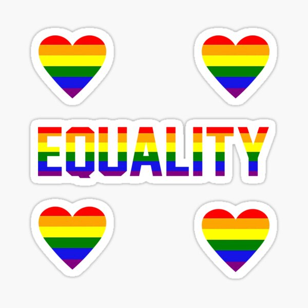 "Equality Sticker Pack" Sticker for Sale by Leilasayan | Redbubble