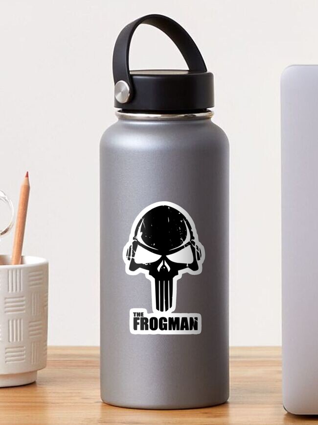 "The Frogman (distressed)" Sticker for Sale by StrongVlad | Redbubble