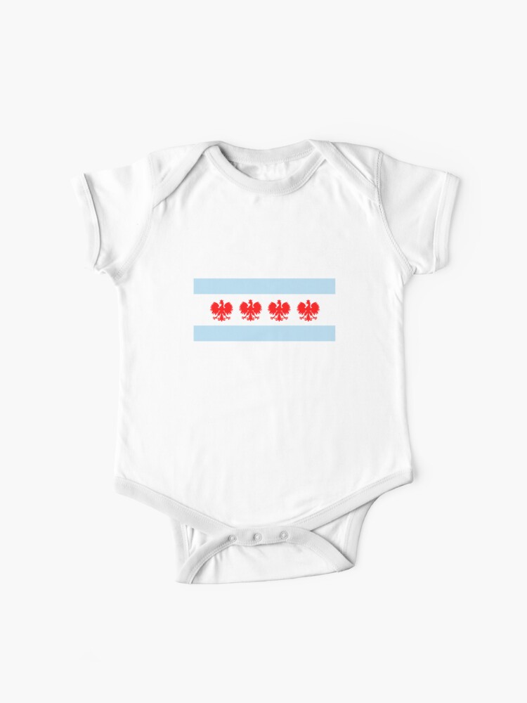 "Polish Chicago Flag" Baby One-Piece for Sale by frittata | Redbubble