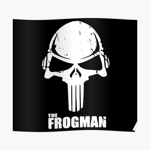 "The Frogman (distressed)" Poster by StrongVlad | Redbubble
