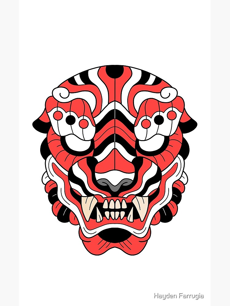 "Oni Tiger" Poster by Hfarr993 | Redbubble