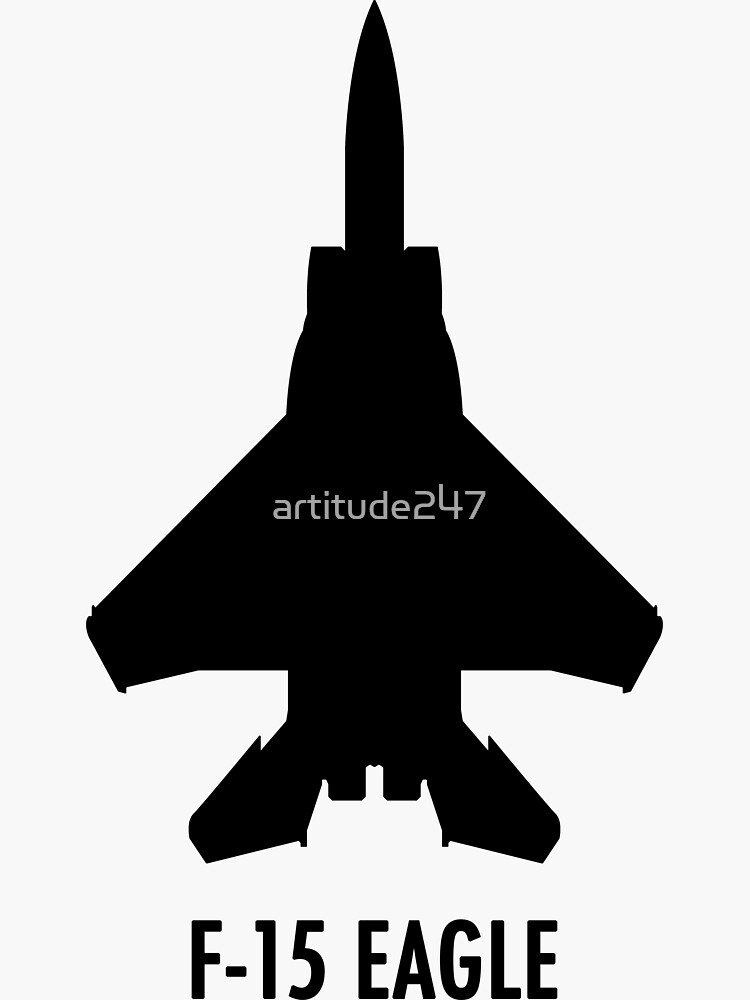 "F-15 Eagle" Sticker for Sale by artitude247 | Redbubble