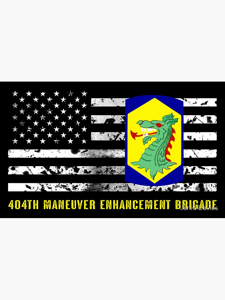 "404th Maneuver Enhancement Brigade" Sticker by MilitaryCandA | Redbubble