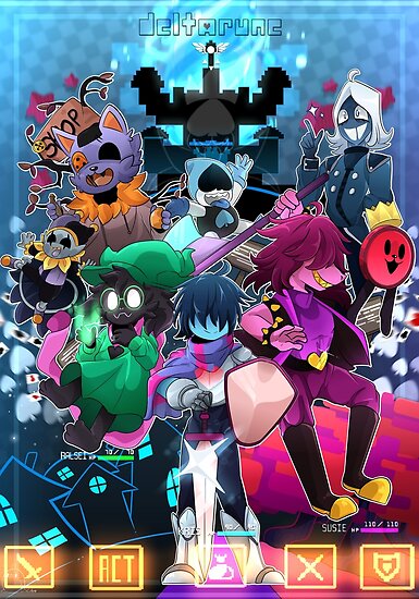 "Deltarune poster " Poster by pingupongo | Redbubble