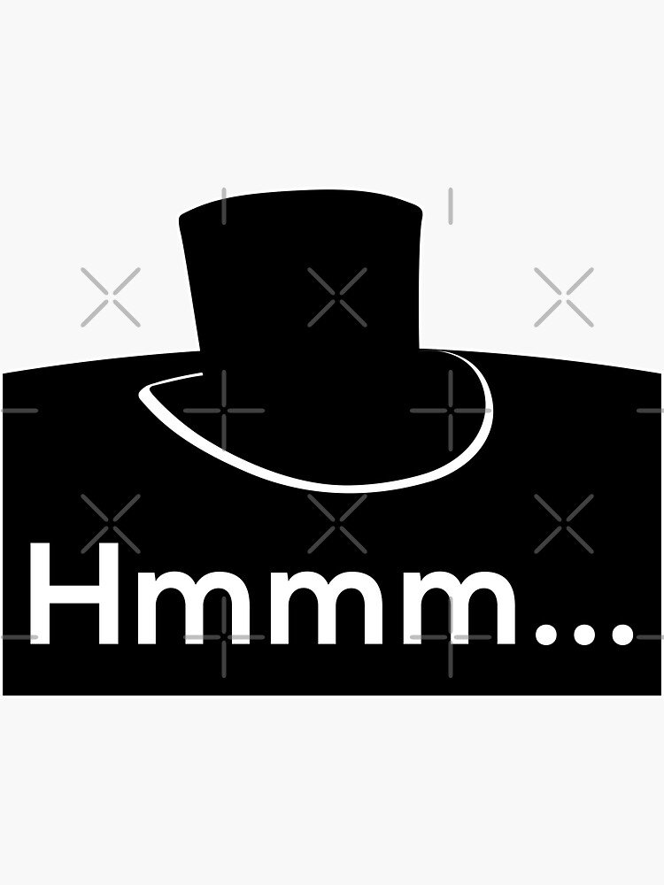 "Gentleman Jack - Hmmm quote" Sticker for Sale by OkidokiBarlick ...