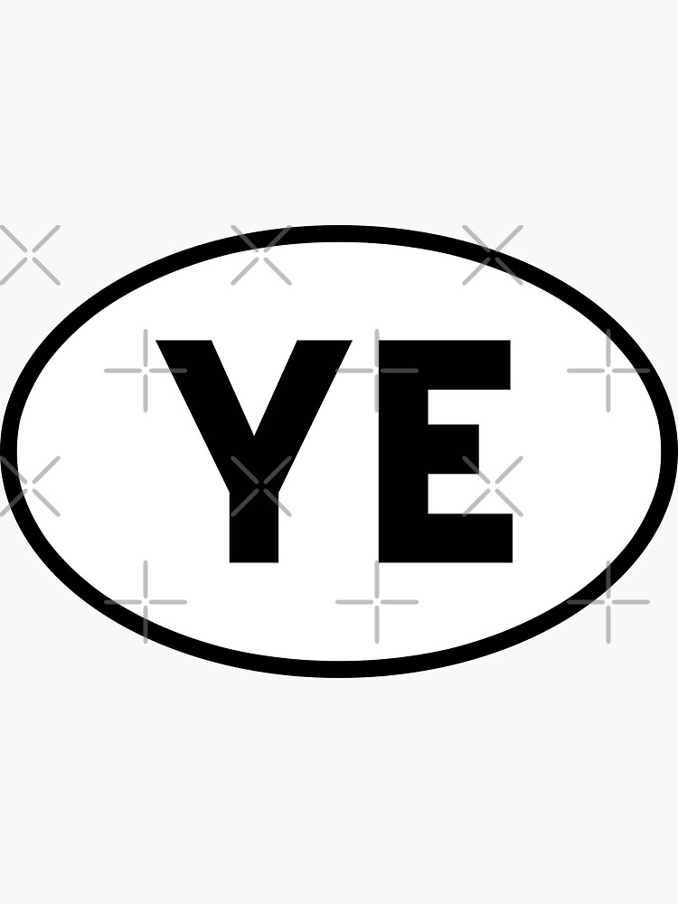 "Oval YE" Sticker for Sale by ovals2 | Redbubble