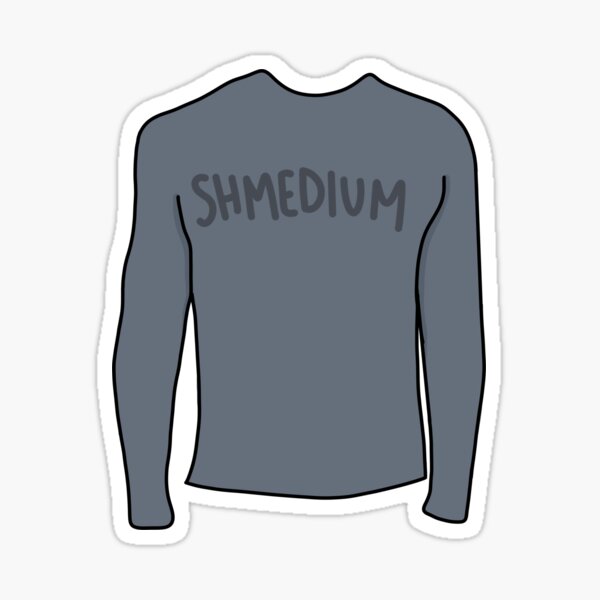 "shmedium" Sticker for Sale by a-mazie-ng | Redbubble