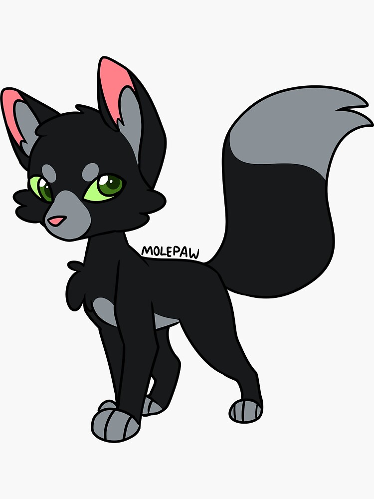 "Molepaw" Sticker for Sale by Draikinator | Redbubble