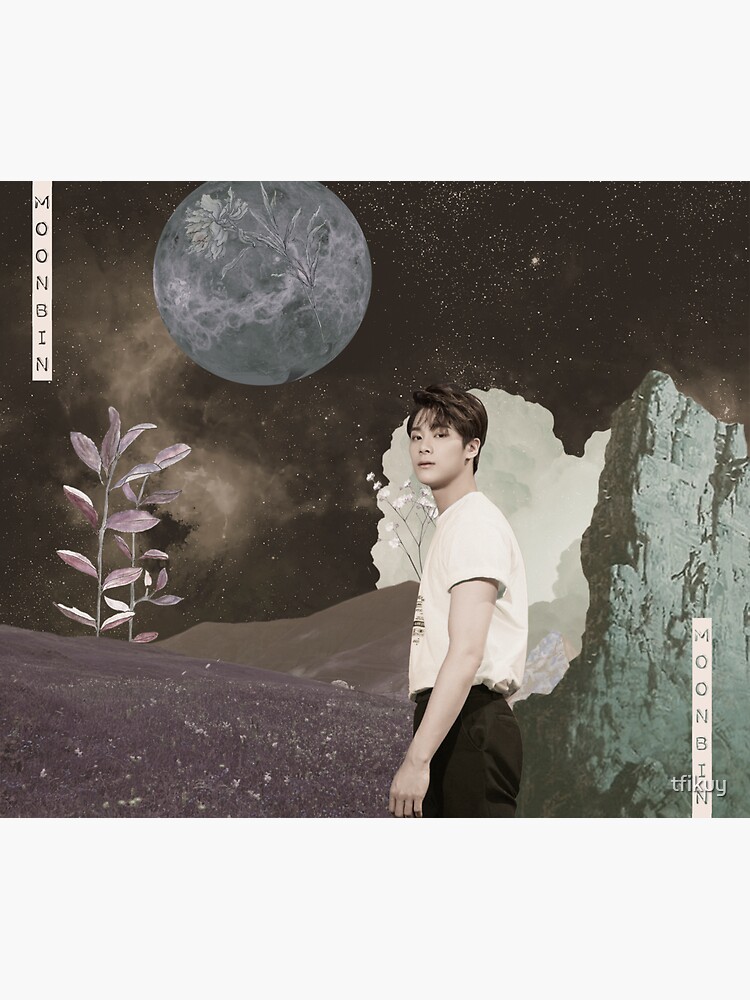 "Collage Moonbin ASTRO" Sticker for Sale by tfikuy | Redbubble