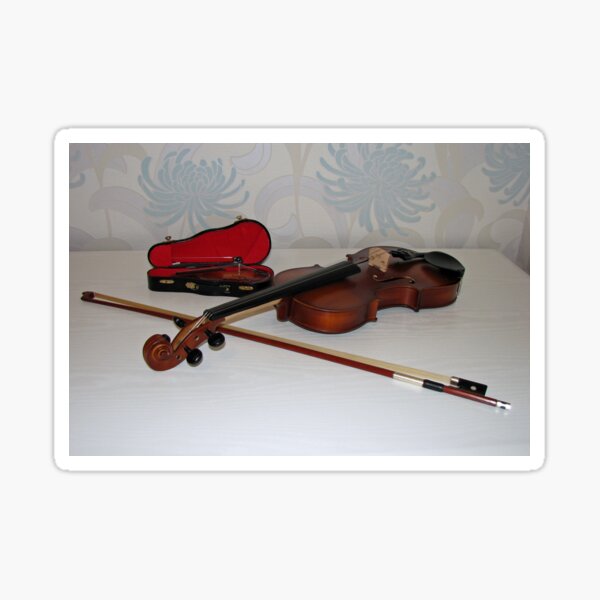 "Little and Large - Two Violins" Sticker by BlueMoonRose | Redbubble
