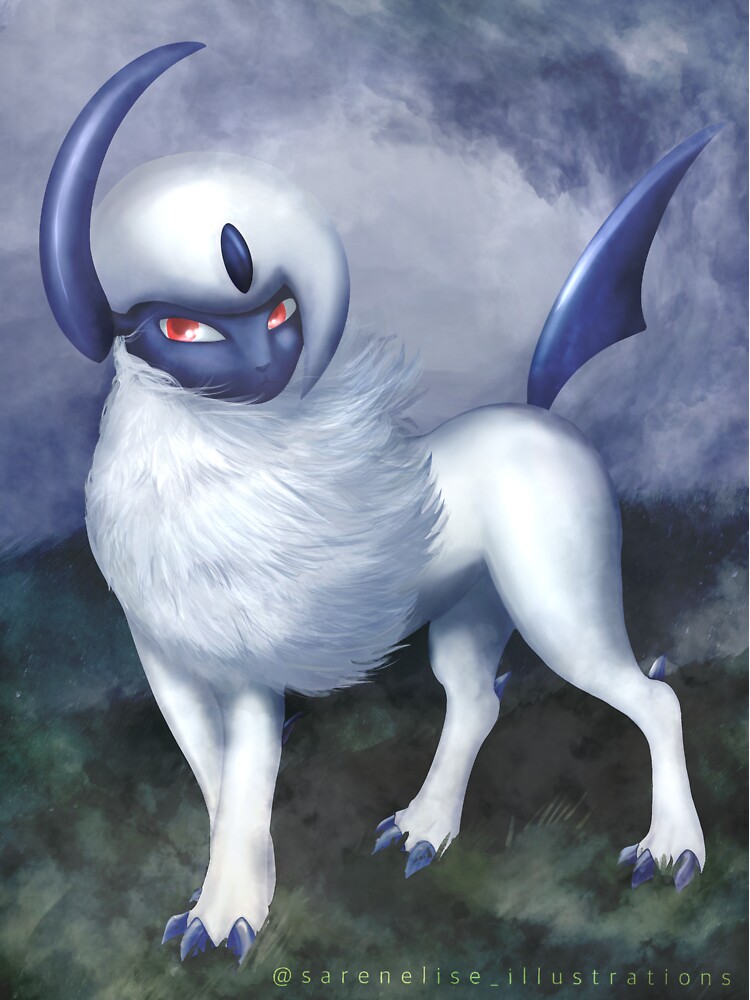 "Absol-Ute Mystic" Sticker by sareneliseart | Redbubble