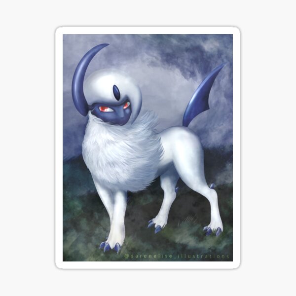 "Absol-Ute Mystic" Sticker by sareneliseart | Redbubble