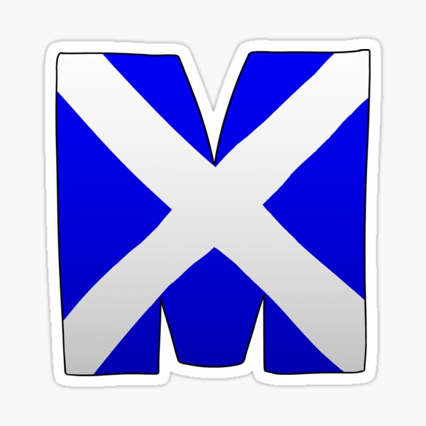 "Signal flag letter M - "Mike"" Sticker for Sale by SamThreadgold ...