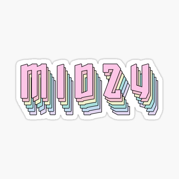 Pegatina «KPOP ITZY MIDZY FANDOM NAME» de LySaVN | Redbubble