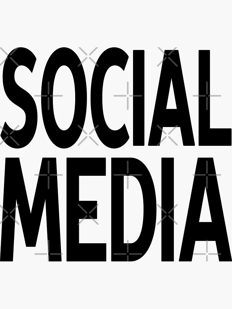 "Social Media Digital Marketing" Sticker for Sale by ProjectX23 | Redbubble
