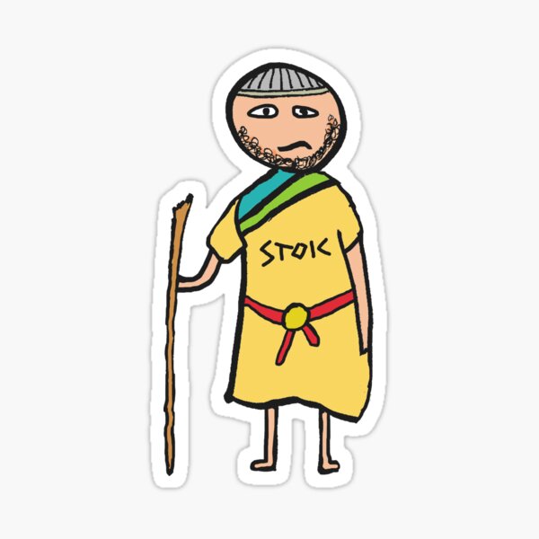 "Stoic" Sticker by Mark-Ewbie | Redbubble