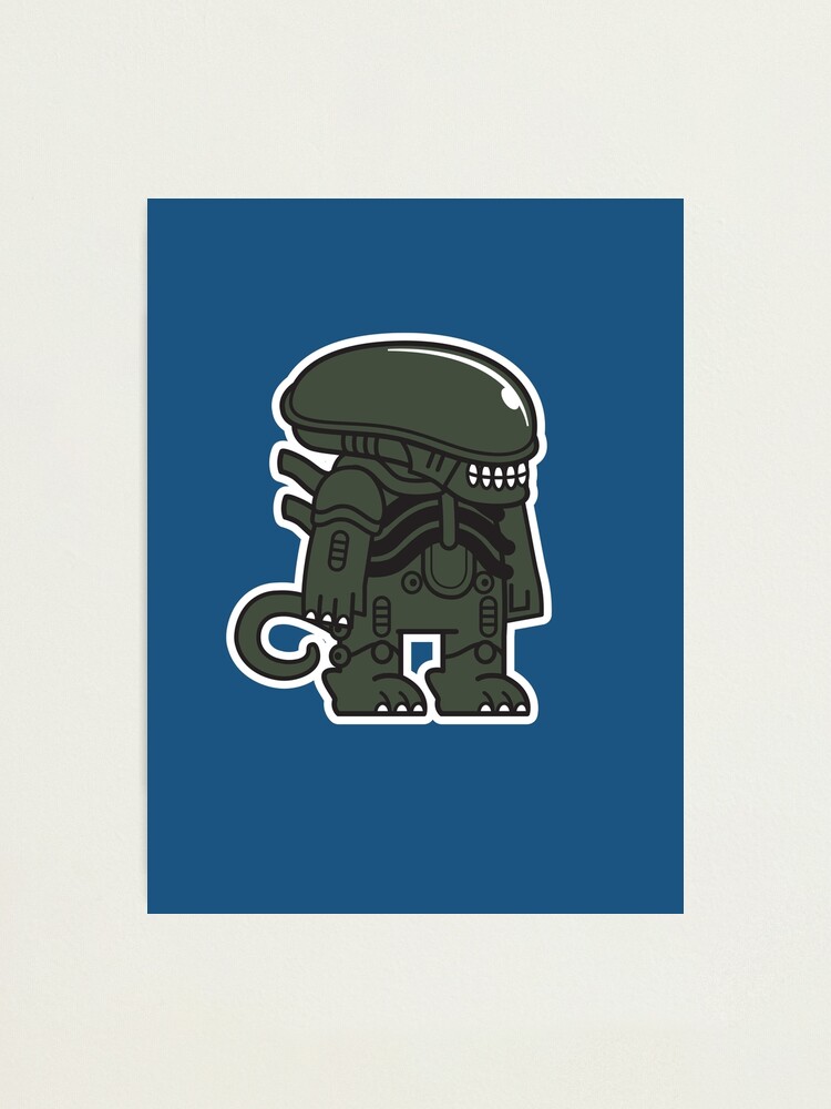 "Kawaii Alien Monster - Creepy Cute Sci Fi - Chibi Xenomorph ...