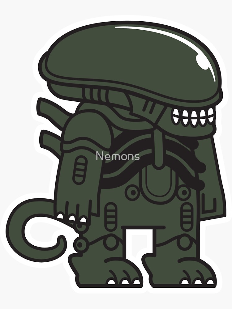 "Kawaii Alien Monster - Gruseliges süßes Sci-Fi - Chibi Xenomorph ...