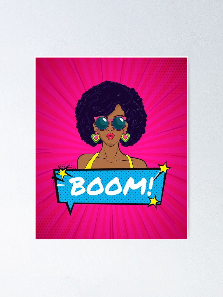 "Pop Art Boom!" Poster for Sale by ttanov | Redbubble