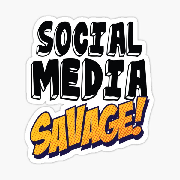 "Social Media Digital Marketing" Sticker for Sale by ProjectX23 | Redbubble