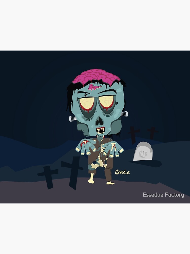 "Frank the Zombie" Art Print by mynameisael | Redbubble