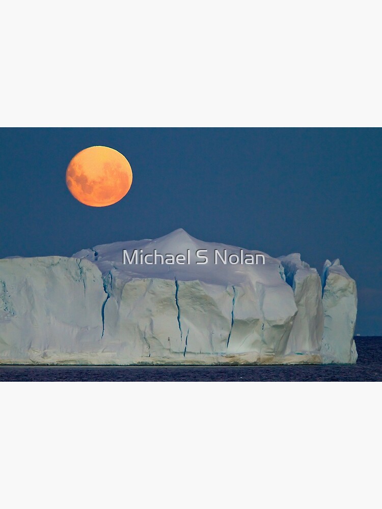 "Blue (full) moon over Antarctica" Framed Art Print for Sale by ...