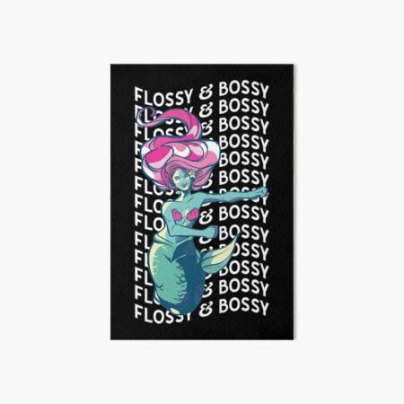 "Dancing mermaid | Flossy and Bossy." Art Board Print for Sale by ...