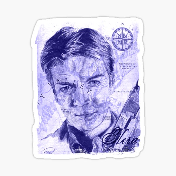 "Captain Mal" Sticker for Sale by Aokwrep | Redbubble