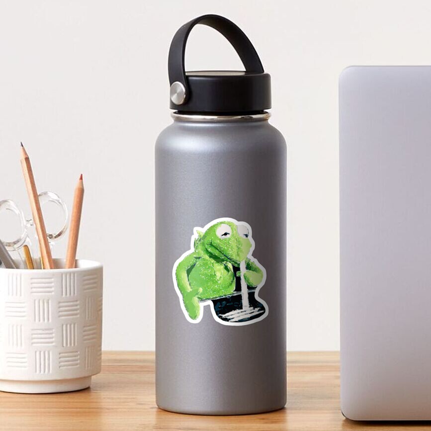 Pegatina «Kermit Snorting Coke» de hiiroji | Redbubble