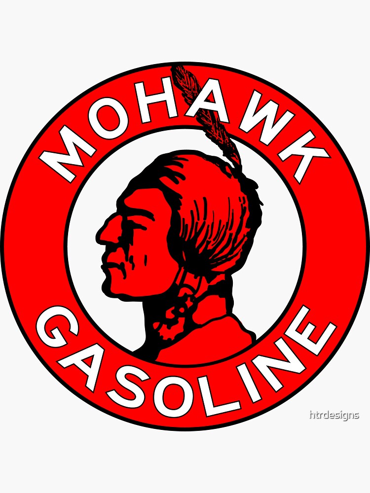 "Mohawk Gasoline vintage sign flat version" Sticker for Sale by ...