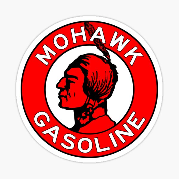 "Mohawk Gasoline vintage sign flat version" Sticker for Sale by ...