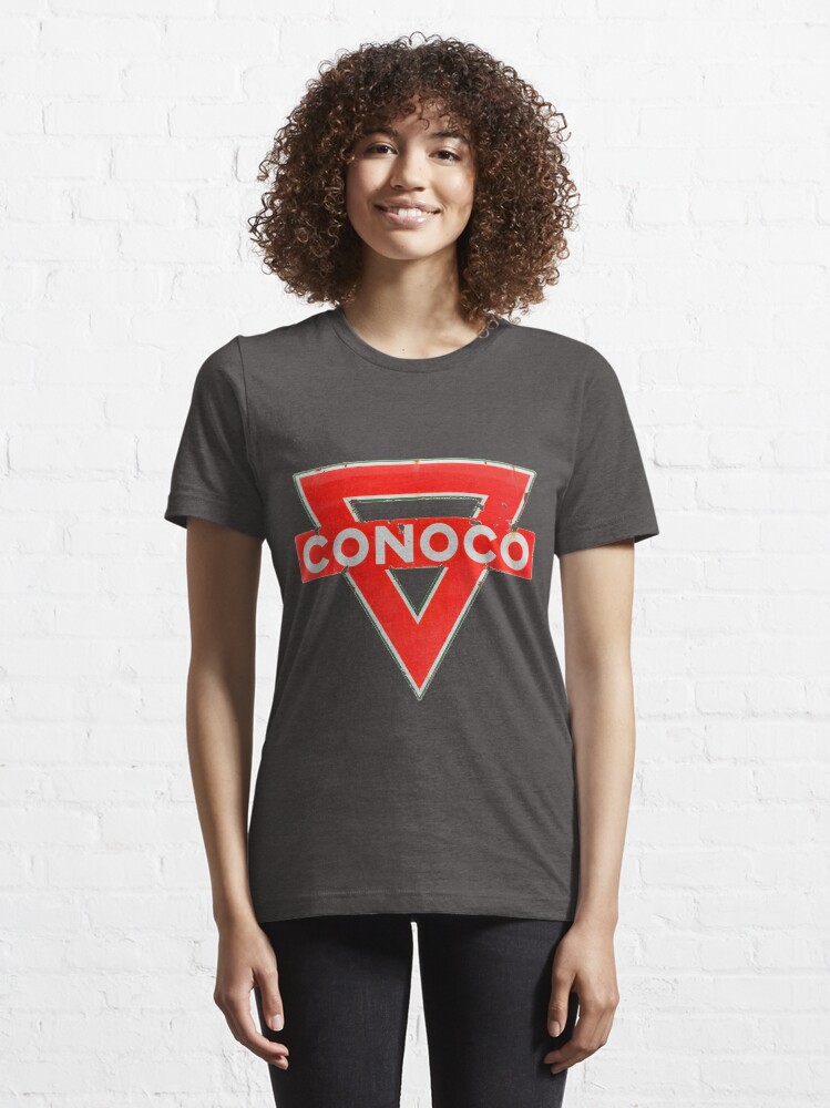"CONOCO gasoline vintage sign rusted version" T-shirt for Sale by htrdesigns | Redbubble ...