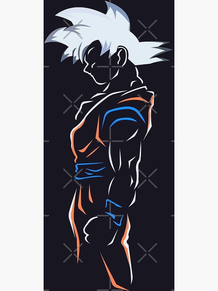"Goku outline" Poster by christopper | Redbubble