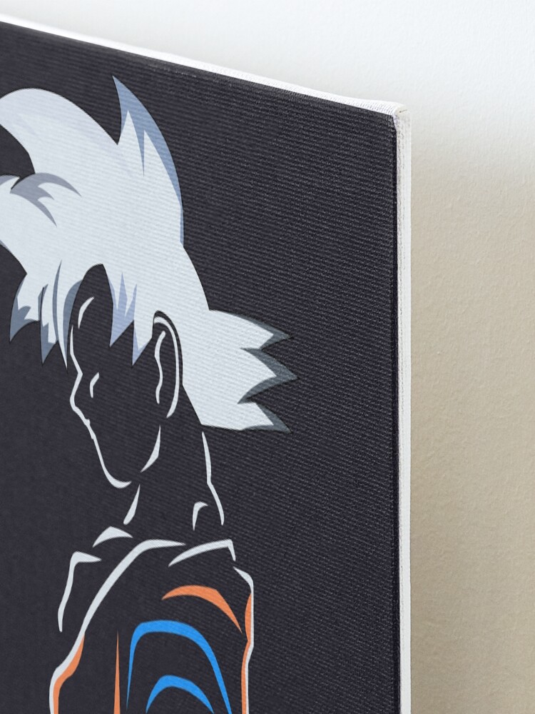 "Goku outline" Mounted Print for Sale by christopper | Redbubble