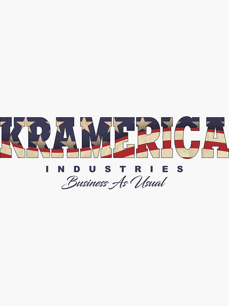 "Kramerica" Sticker for Sale by BL3Designco | Redbubble