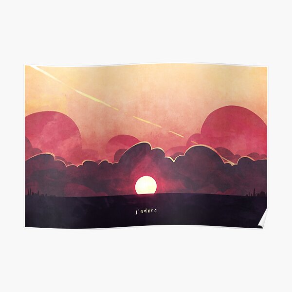 "Jadore" Poster for Sale by MicaelaDawn | Redbubble