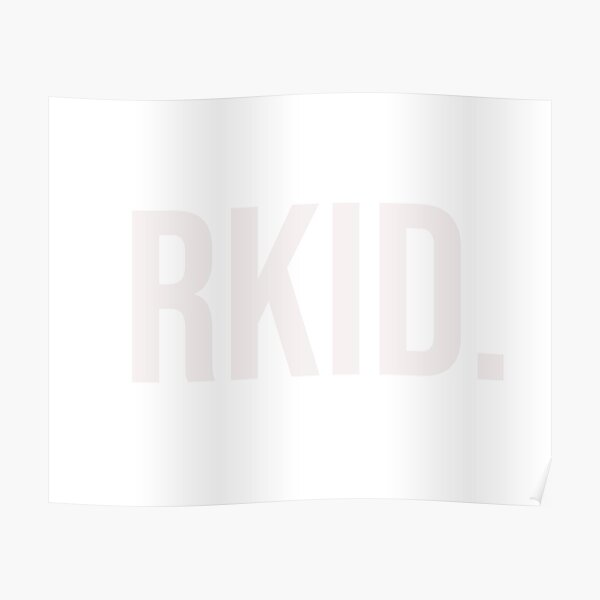 "R Kid // Our Kid // Manchester Slang" Poster by Jamesf37 | Redbubble