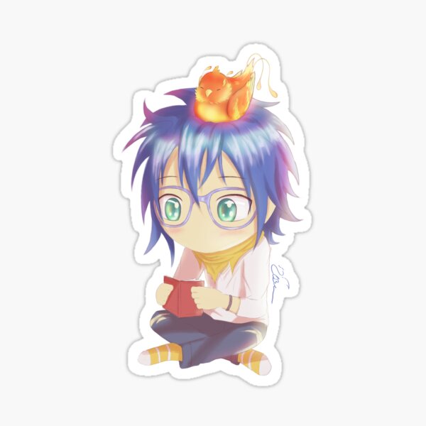 "Little Blue Character" Sticker by thedragonette | Redbubble