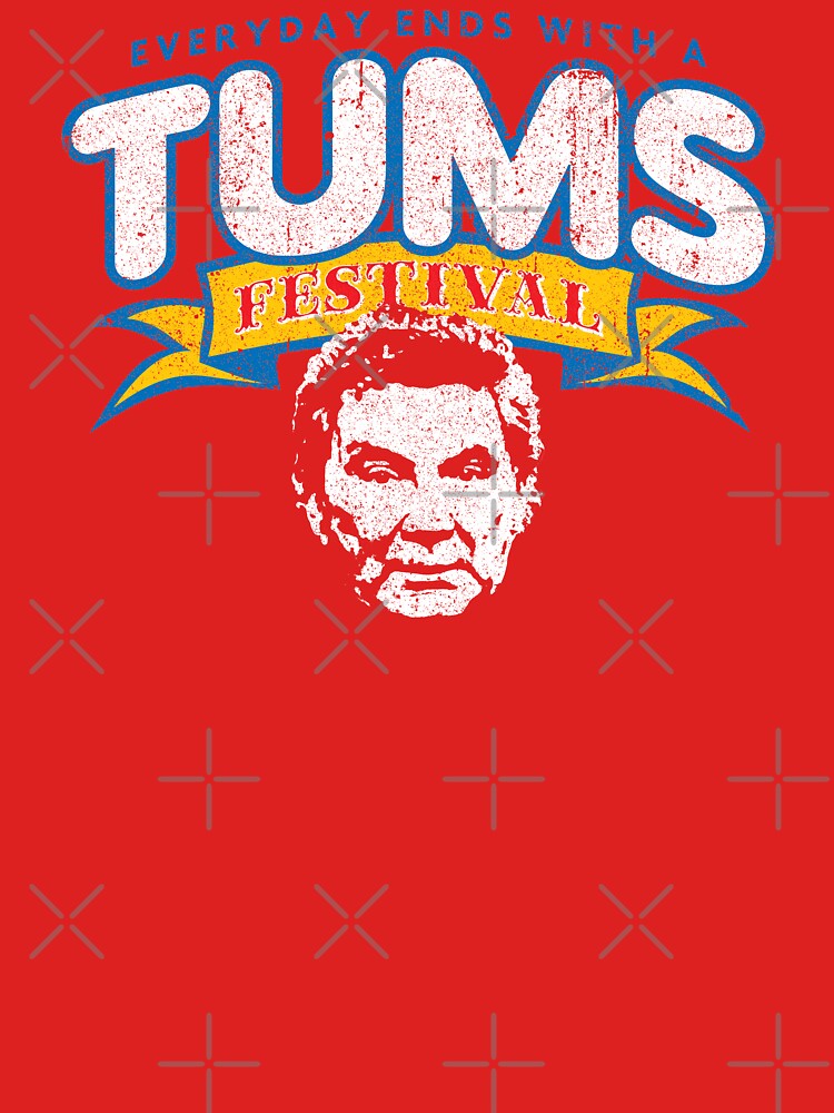 "Tums Festival" Essential T-Shirt for Sale by huckblade | Redbubble
