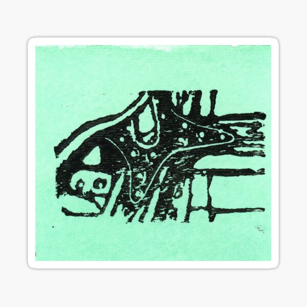 "black and aqua turnstile" Sticker for Sale by purplestgirl | Redbubble