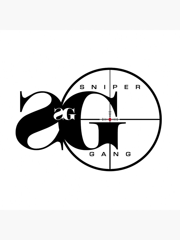 "Sniper gang merch" Sticker by MFFNOR | Redbubble
