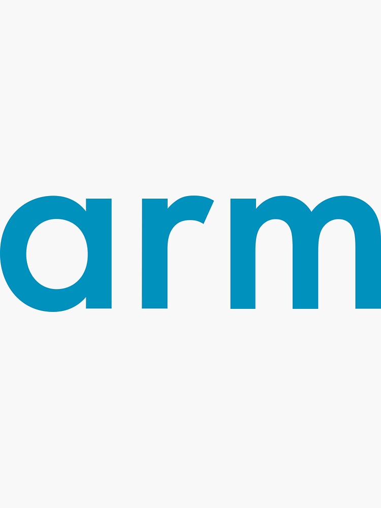 "ARM Computer Logo" Sticker for Sale by TrinTragula | Redbubble