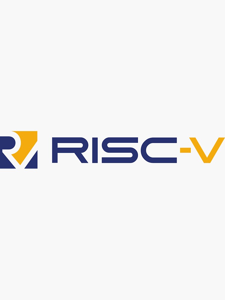"RISC-V Computer Logo" Sticker for Sale by TrinTragula | Redbubble