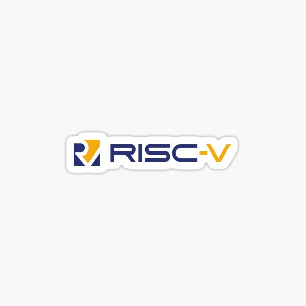 "RISC-V Computer Logo" Sticker for Sale by TrinTragula | Redbubble