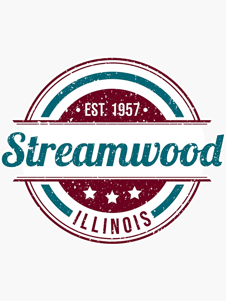 "Streamwood Vintage Sticker - Color" Sticker for Sale by emilymcyr ...