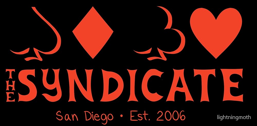 "Syndicate Classic - Dark" by lightningmoth | Redbubble